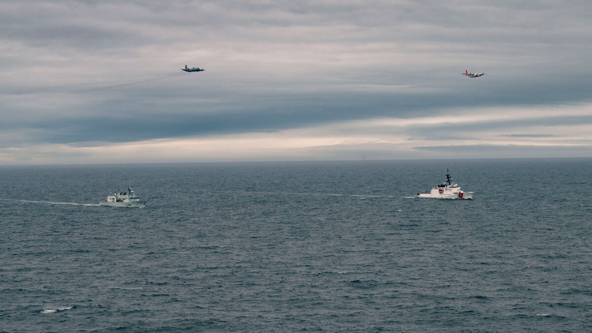 Canada, U.S. conduct live-fire exercises, ship exchanges in Bering Sea ...